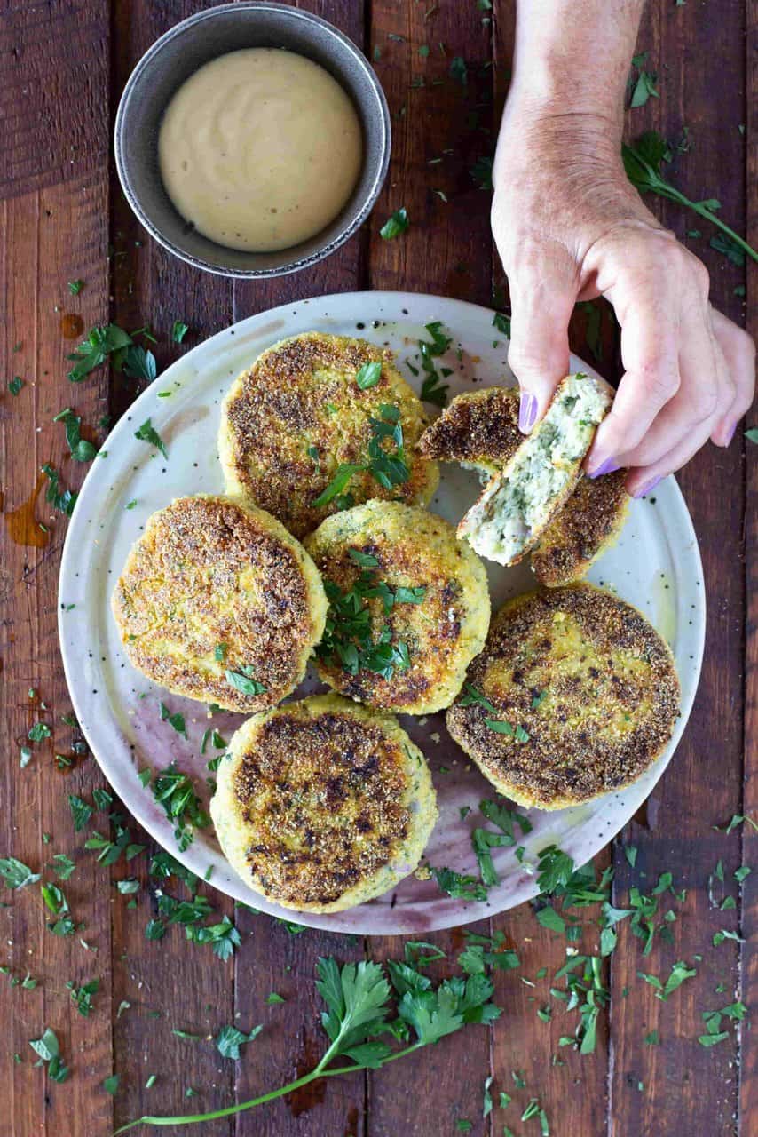 dill & parsley fish patties recipe | Jessica Cox