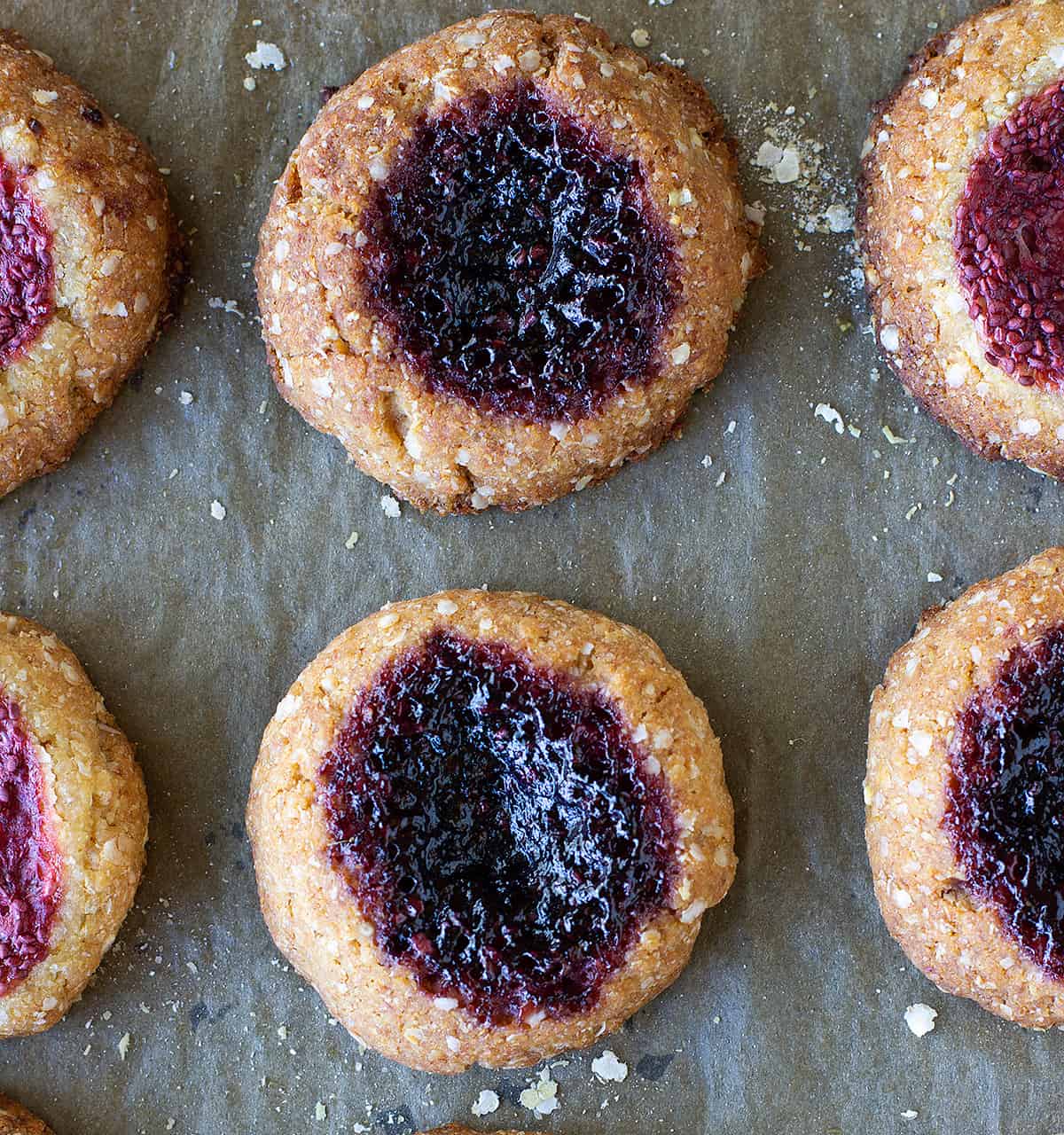 healthy jam drop cookies recipe | Jessica Cox