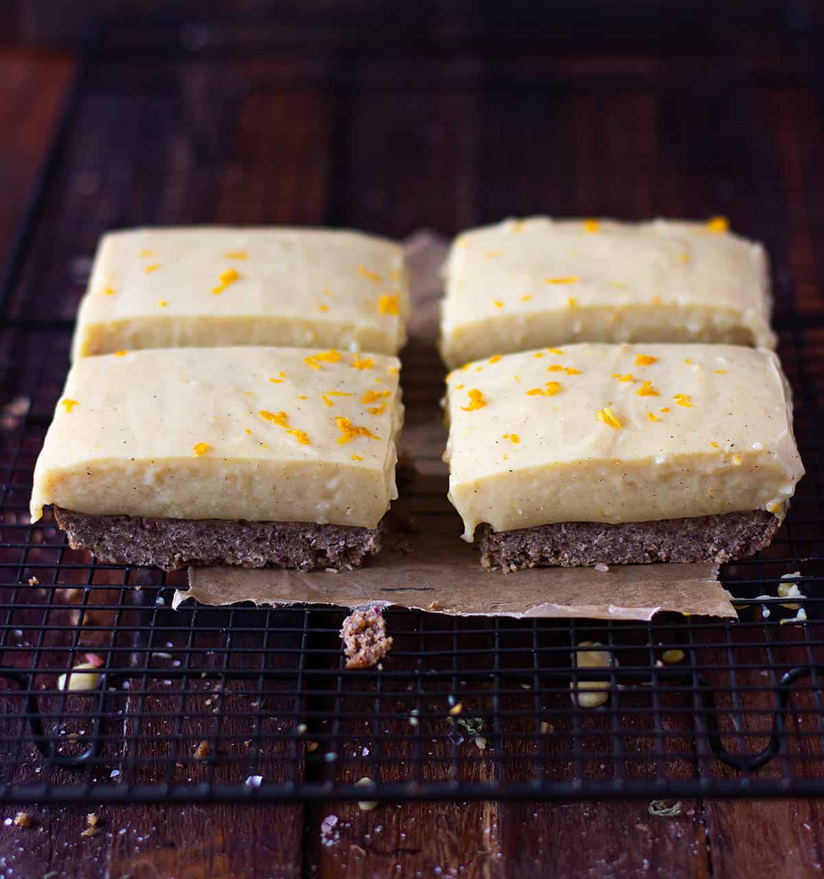 healthy lemon slice recipe - delicious dairy free & sugar free lemon slice